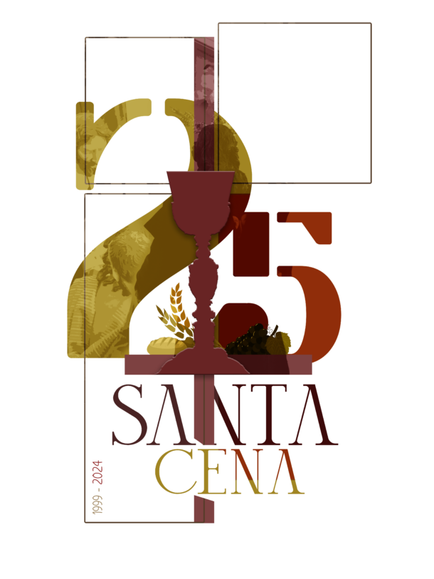 El logo del XXV Aniversario de la Santa Cena de Almería